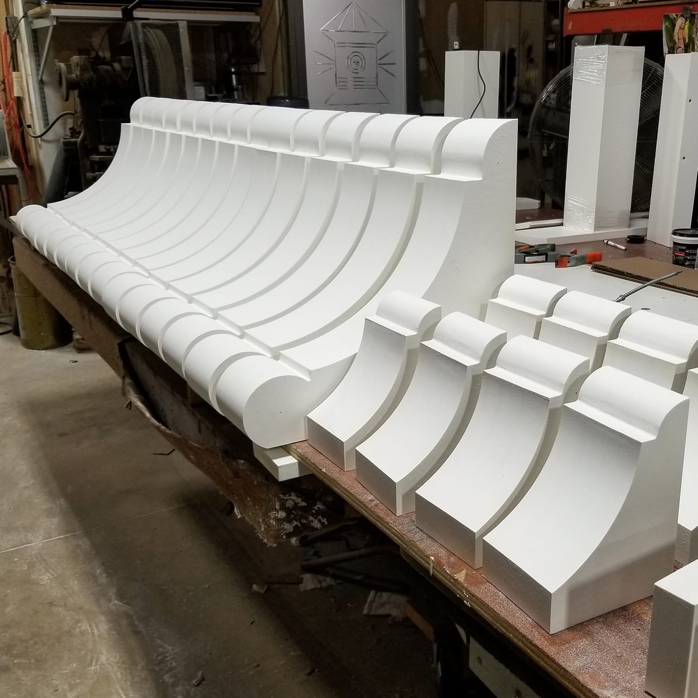 Custom PVC Brackets and Corbels