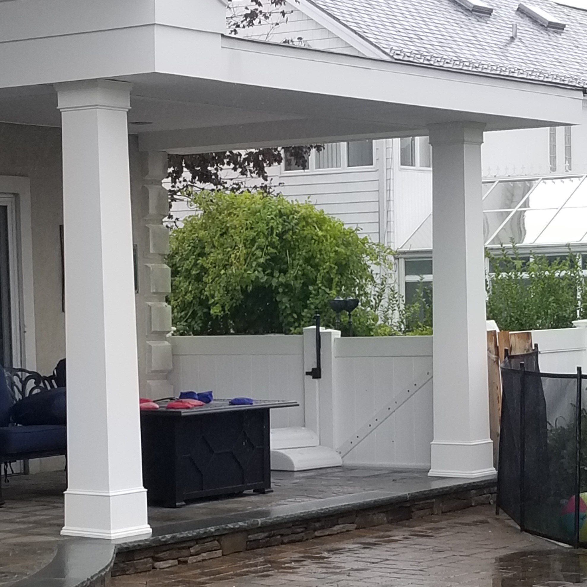 Flat tapered pvc column wraps. Azek / Versatex – Executive ...