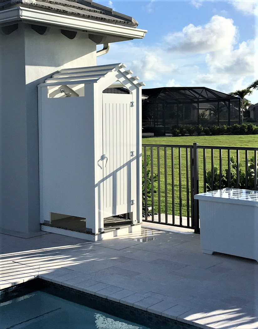 PVC Outdoor Shower Enclosures