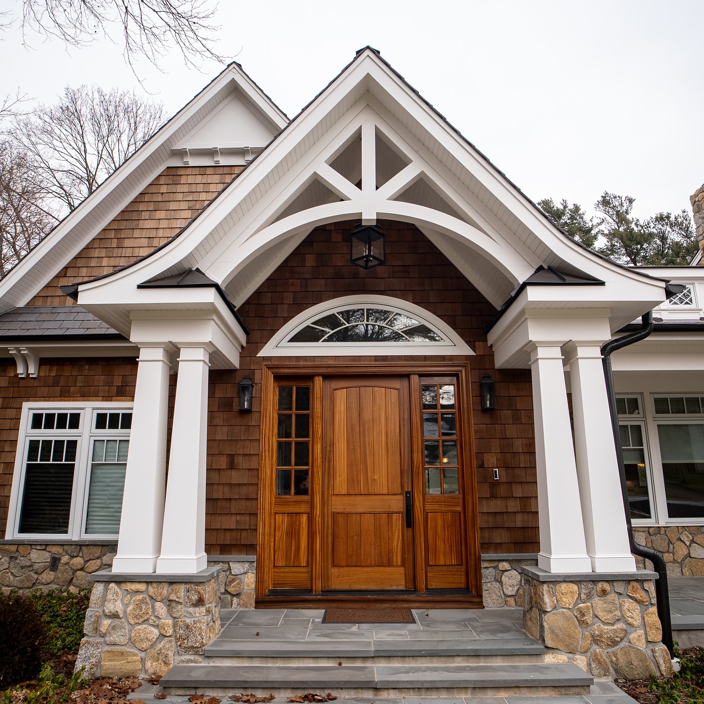 Custom PVC Gable Truss and Tapered Columns – Executive Architectural ...