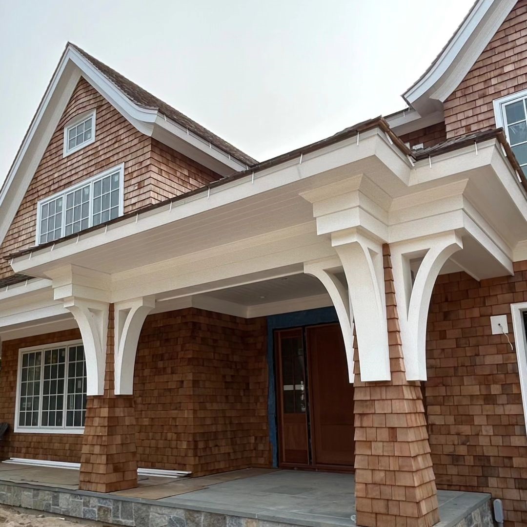 Large Custom PVC Brackets – Executive Architectural Millwork